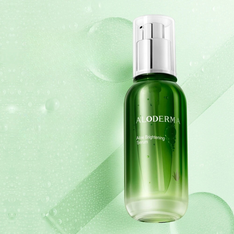 ALODERMA Natural Aloe Clareamento Soro Ilumina Tom De Pele com Nicotin